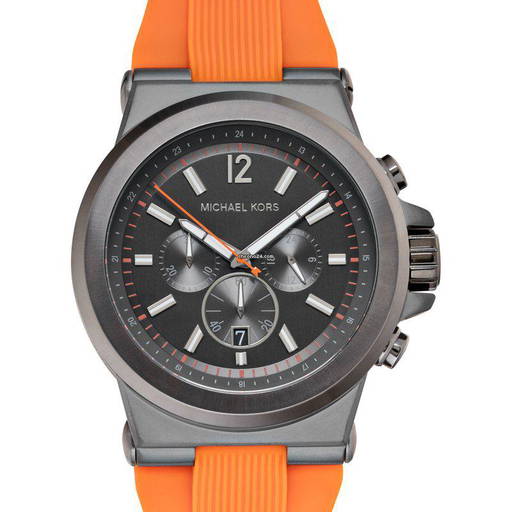 Michael Kors Dylan Quartz Grey Dial Stainless Steel Men's Watch ...