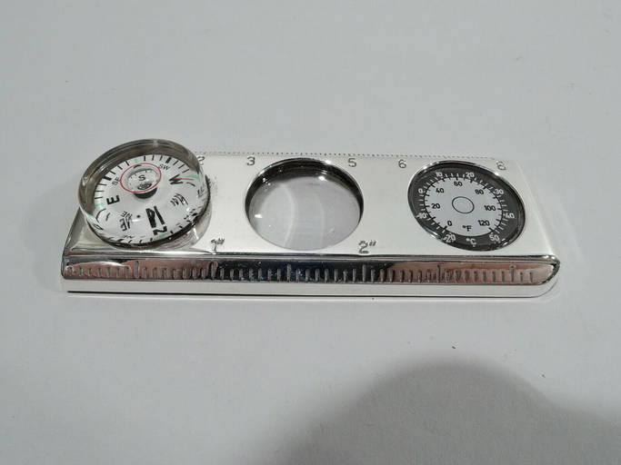 Tiffany Ruler Compass Thermometer Magnifying Glass American Sterling ...