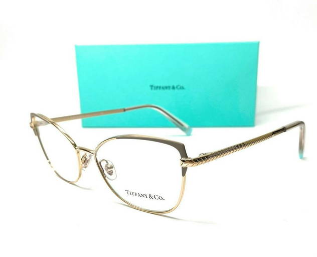 Tiffany TF1136 6133 Pale Gold Women Butterfly Demo Lens Eyeglasses ...