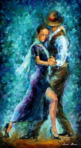 Blue Tango - Limited Edition 1/25 by Leonid Afremov (#0431R) on May 20 ...