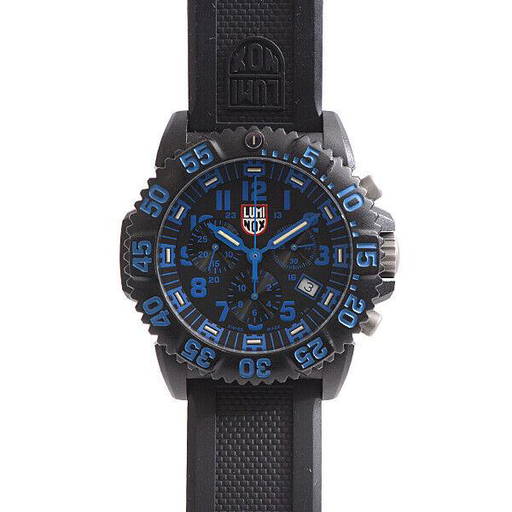 Luminox Battery Powered 3080 Color Mark Series 3083 Black Black x Blue ...