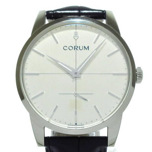 CORUM Heritage Small Second 157.163.20/0001 BA48 Black 2353292 Mens ...