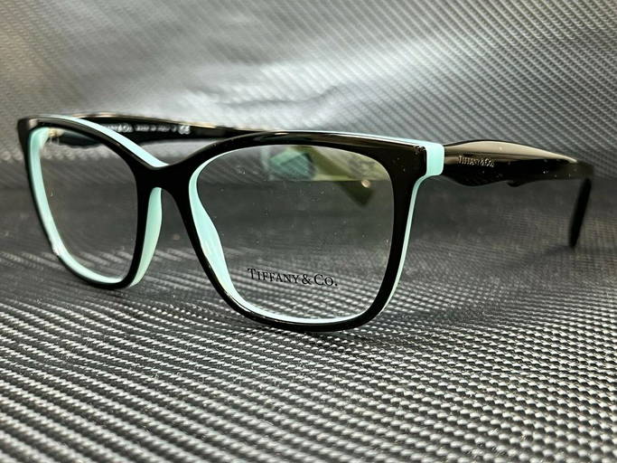 Tiffany TF2175 8055 Black Women Square Demo Lens Eyeglasses Frame 54 ...