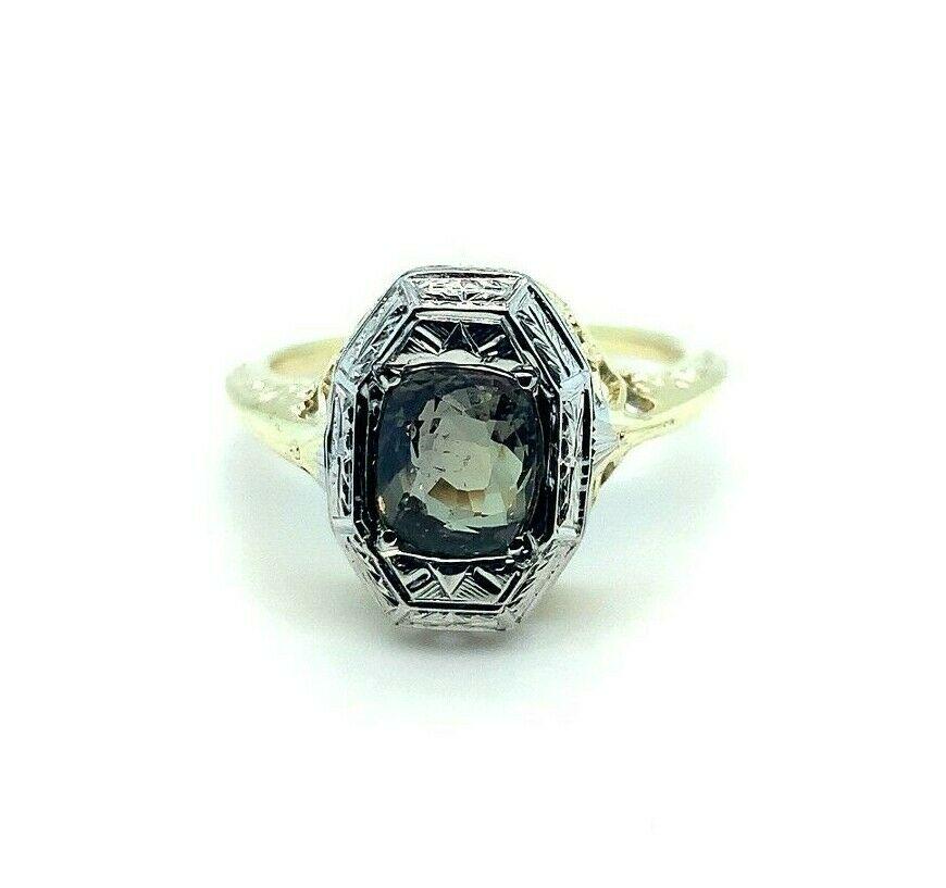 14k Gold Filigree 1.05ct Genuine Natural Alexandrite Ring w/ GIA Report ...