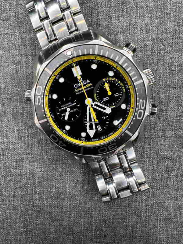 Omega Seamaster Diver Rare Black and Yellow Edition - Oct 13, 2022 ...