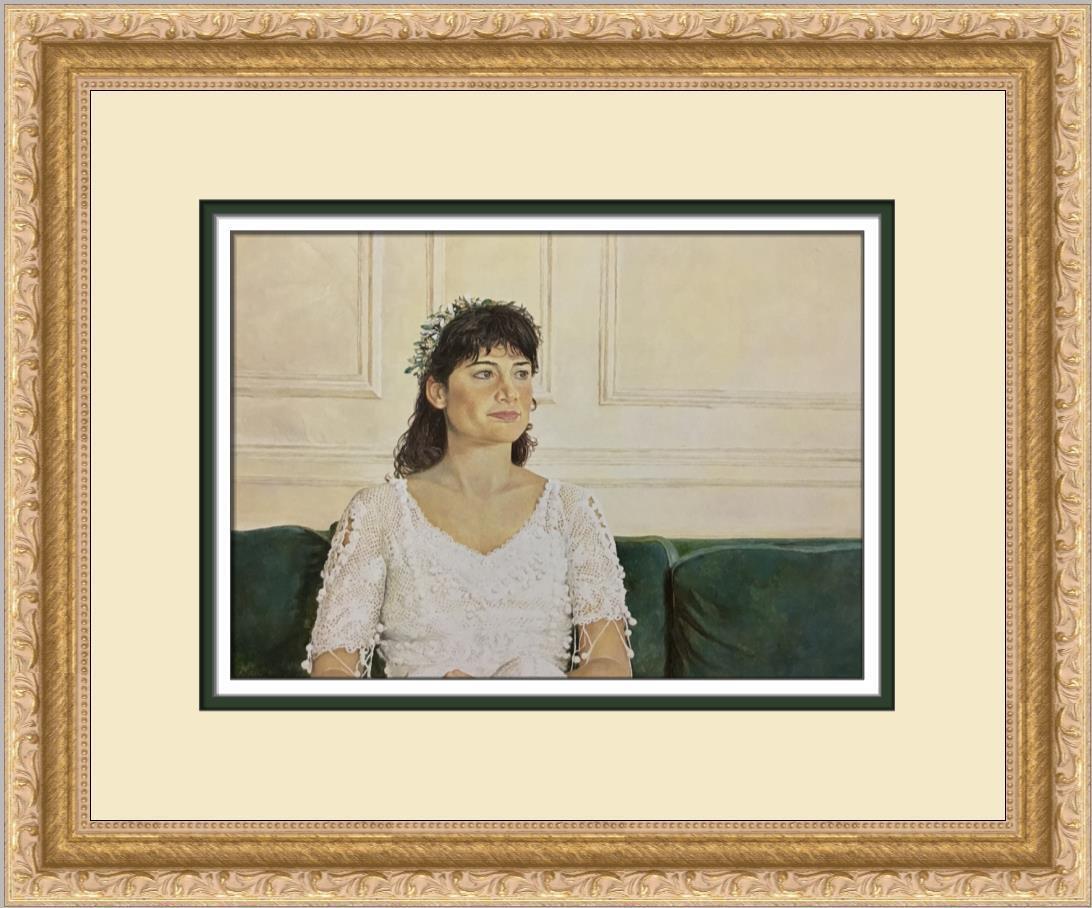David Armstrong The Bride Custom Framed Print