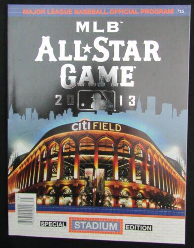 2013 Mlb All Star Game Program Citi Field New York Mariano Rivera Mvp