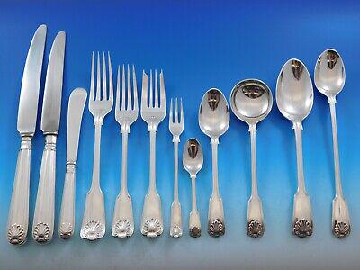 Fiddle Thread & Shell by James Robinson Sterling Silver Flatware Set ...