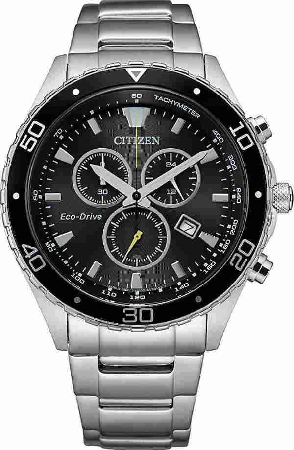Citizen 1899 Silver Men's Eco-Drive Stainless Steel Weekender ...