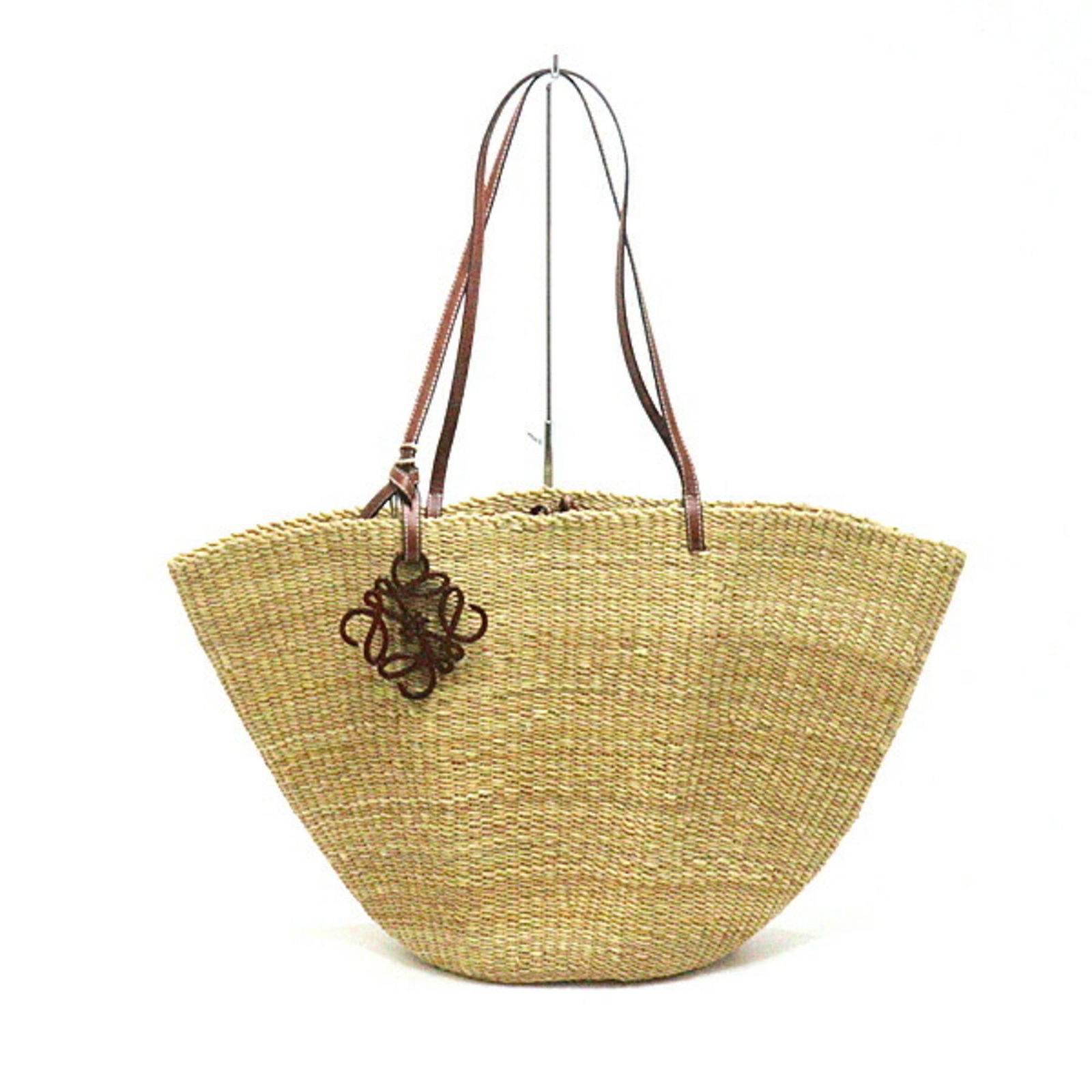 Loewe LOEWE shell basket bag A223095X01 anagram natural shoulder - Mar ...