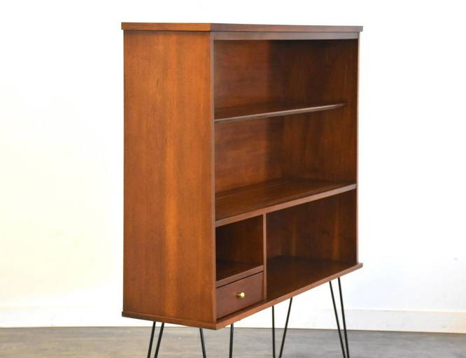 Walnut Mcm Bookcase