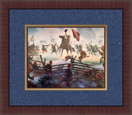 Mort Kunstler Civil War Print The Grandest Charge Ever Seen Custom Framed