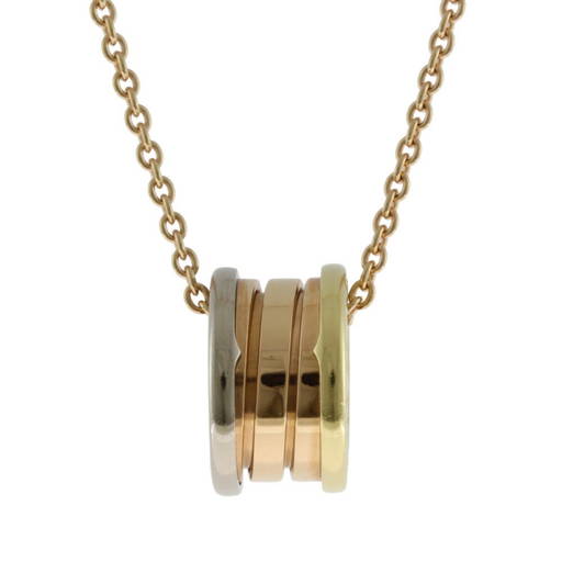 Bvlgari Bvlgari B Zero.1 B Zero One Perfect Mystery Necklace 18k K18 Yellow Gold Women's