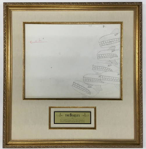 Original 1968 Beatles Yellow Submarine Production Drawing University ...