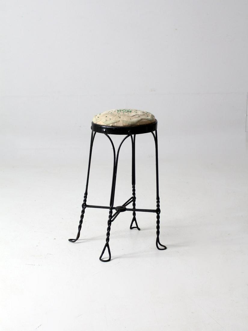 Antique Ice Cream Parlor Stool