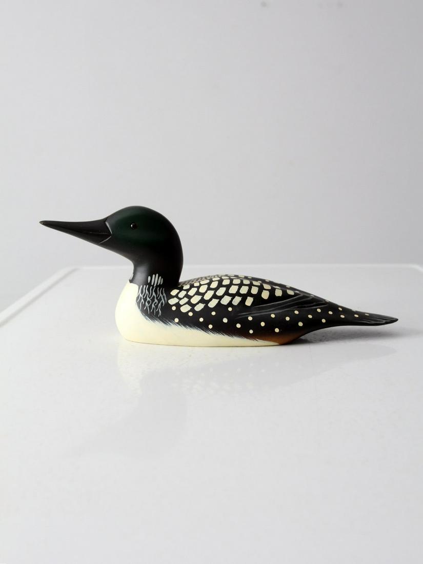 Vintage Wood Loon Decoy Auction