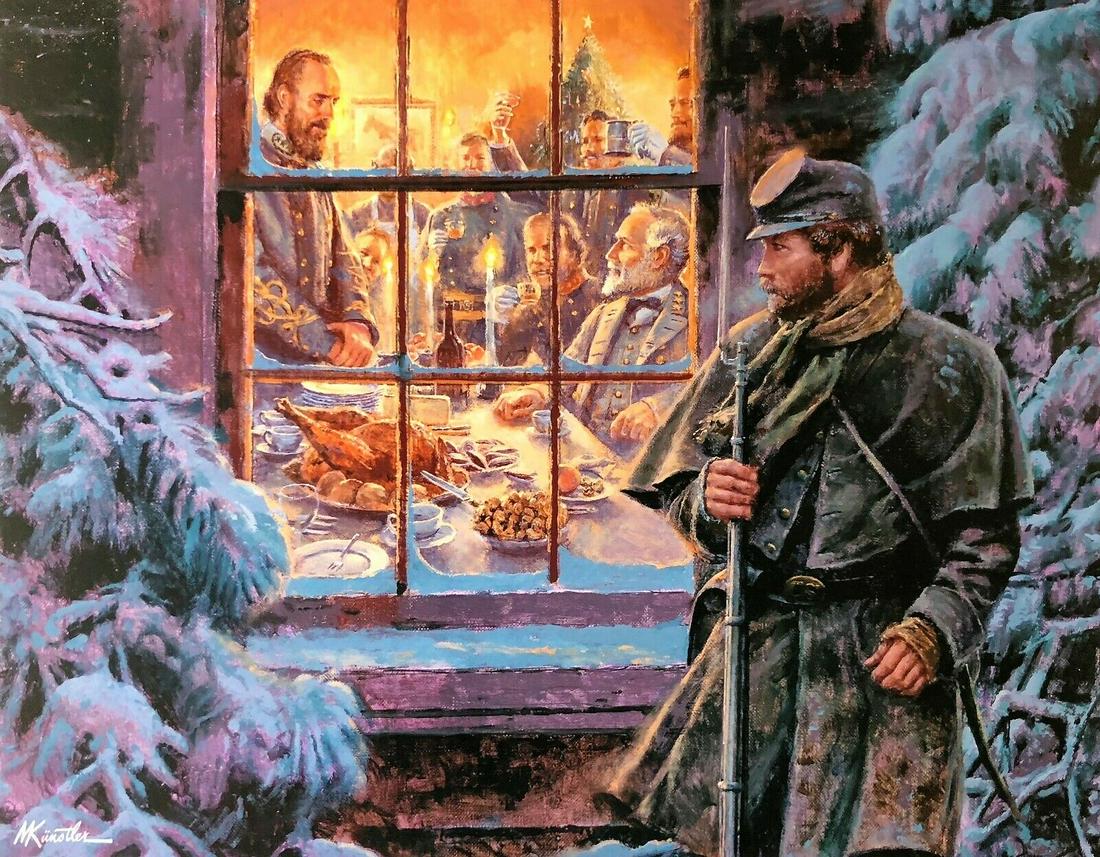 Mort Kunstler Civil War Print - How Real Soldiers Live Custom Gallery ...