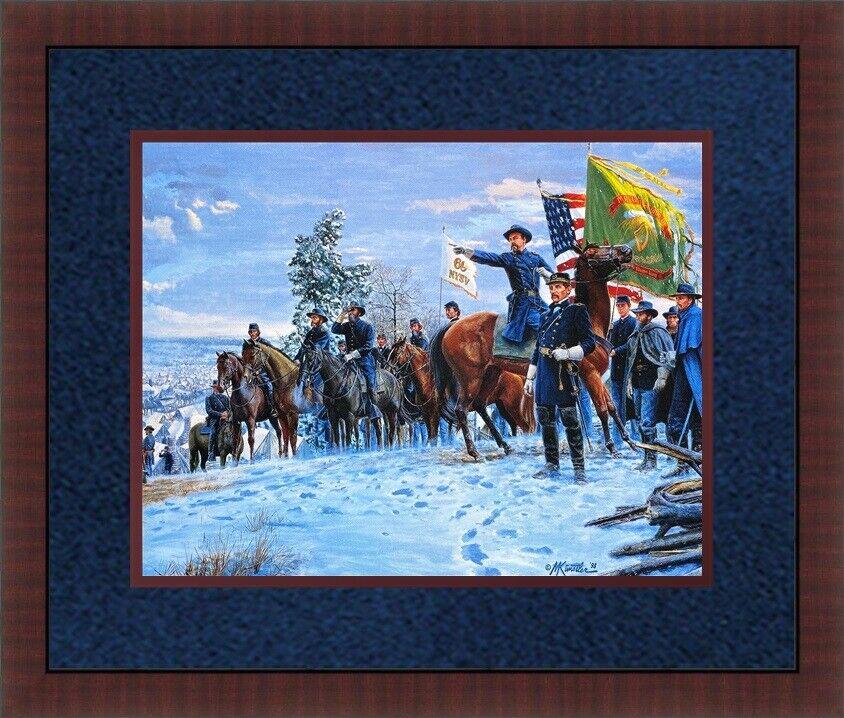 Mort Kunstler Civil War Print - The Fighting 69th Custom Gallery Framed ...