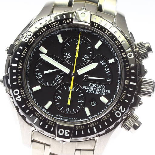 Seiko Prospex Flightmaster Chronograph 6s37 0010/sbds001 Automatic Mens