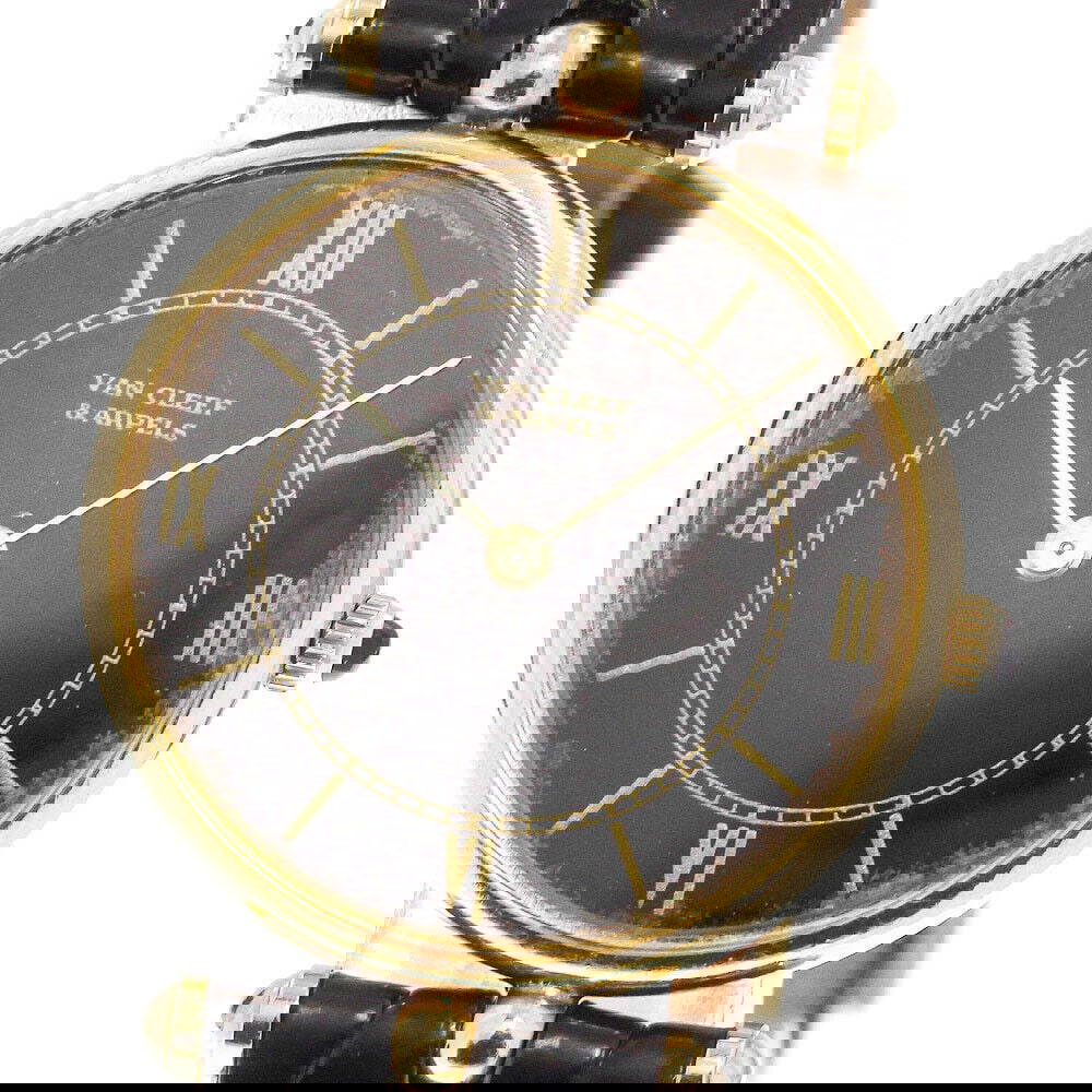 Van Cleef & Arpels Piaget Double Name 9063 K18yg Ladies Watch Pre-owned ...