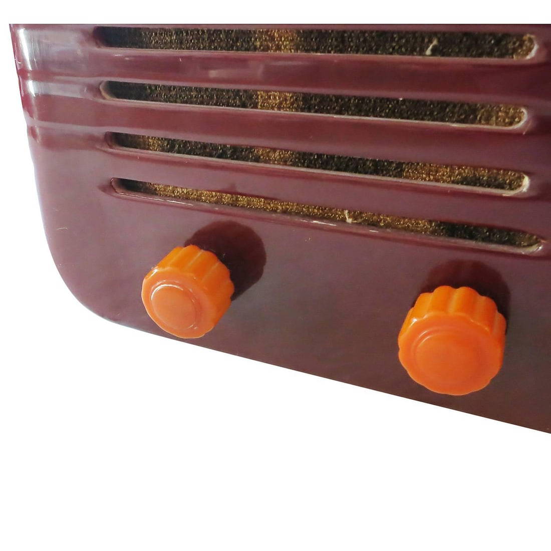 Fada Model 1000 "bullet" Coffee And Caramel Catalin Tube Radio Auction