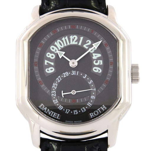 Daniel Roth Premile Retrograde Date 807.st/807.l.10 Mens Watch Pre Owned