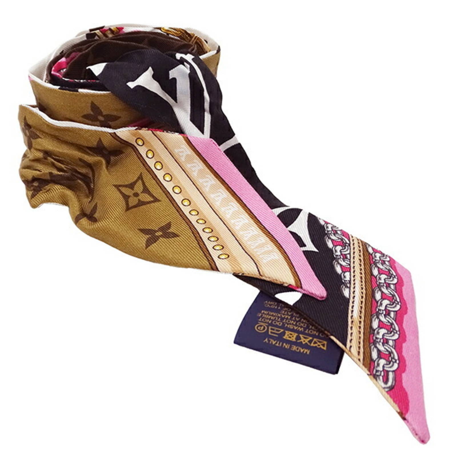 Louis Vuitton Louis Vuitton Scarf Muffler Monogram Women's Silk Bandeau ...