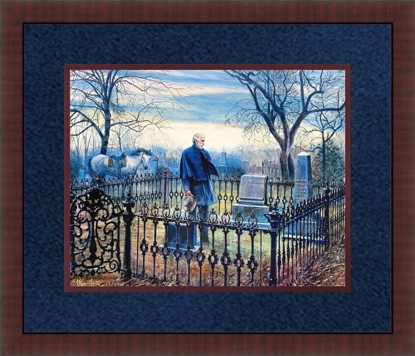 Mort Kunstler Civil War Print - The Final Visit Print Custom Framed Auction