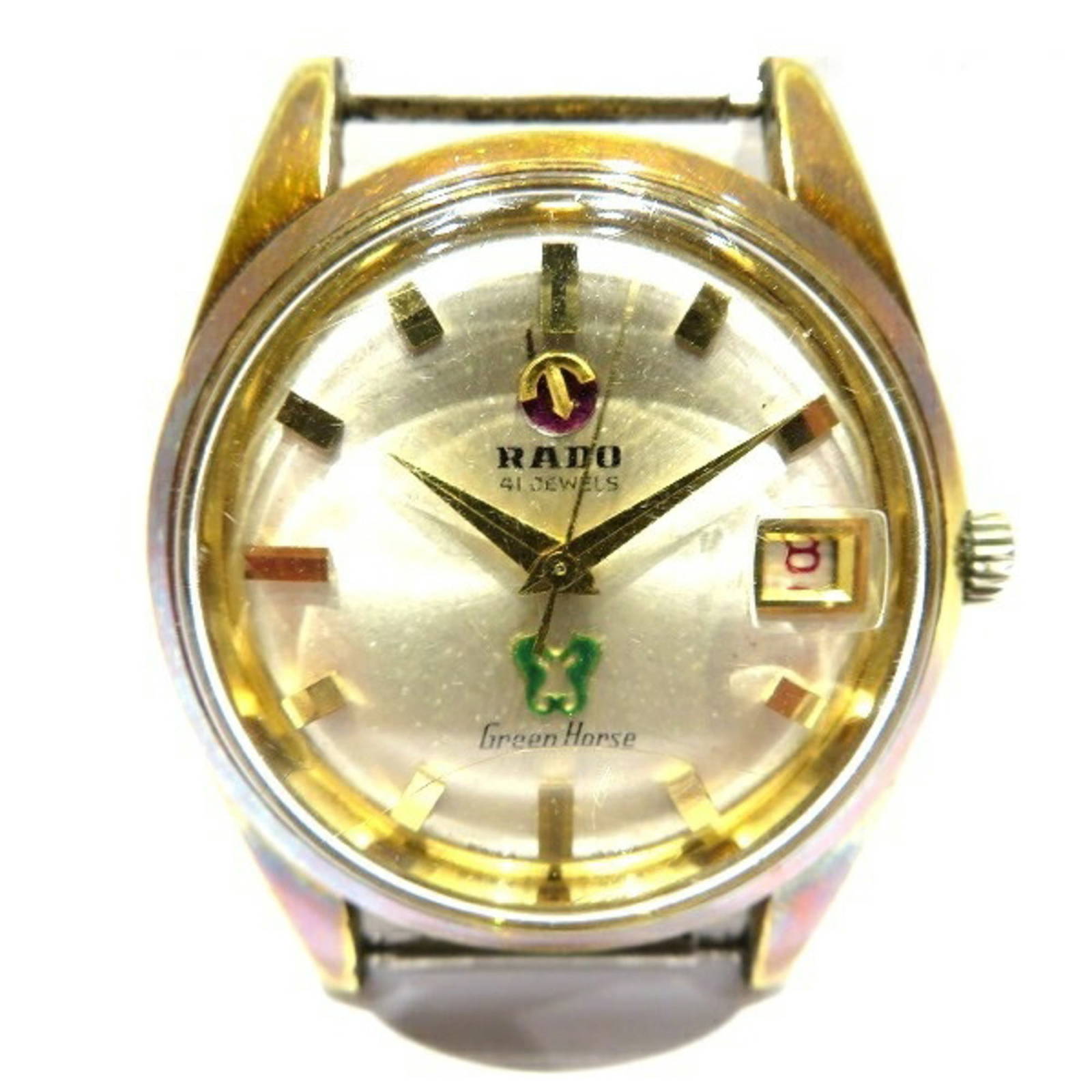Rado Green Horse 345602 Automatic Early Model Cloisonne Seahorse Clock ...