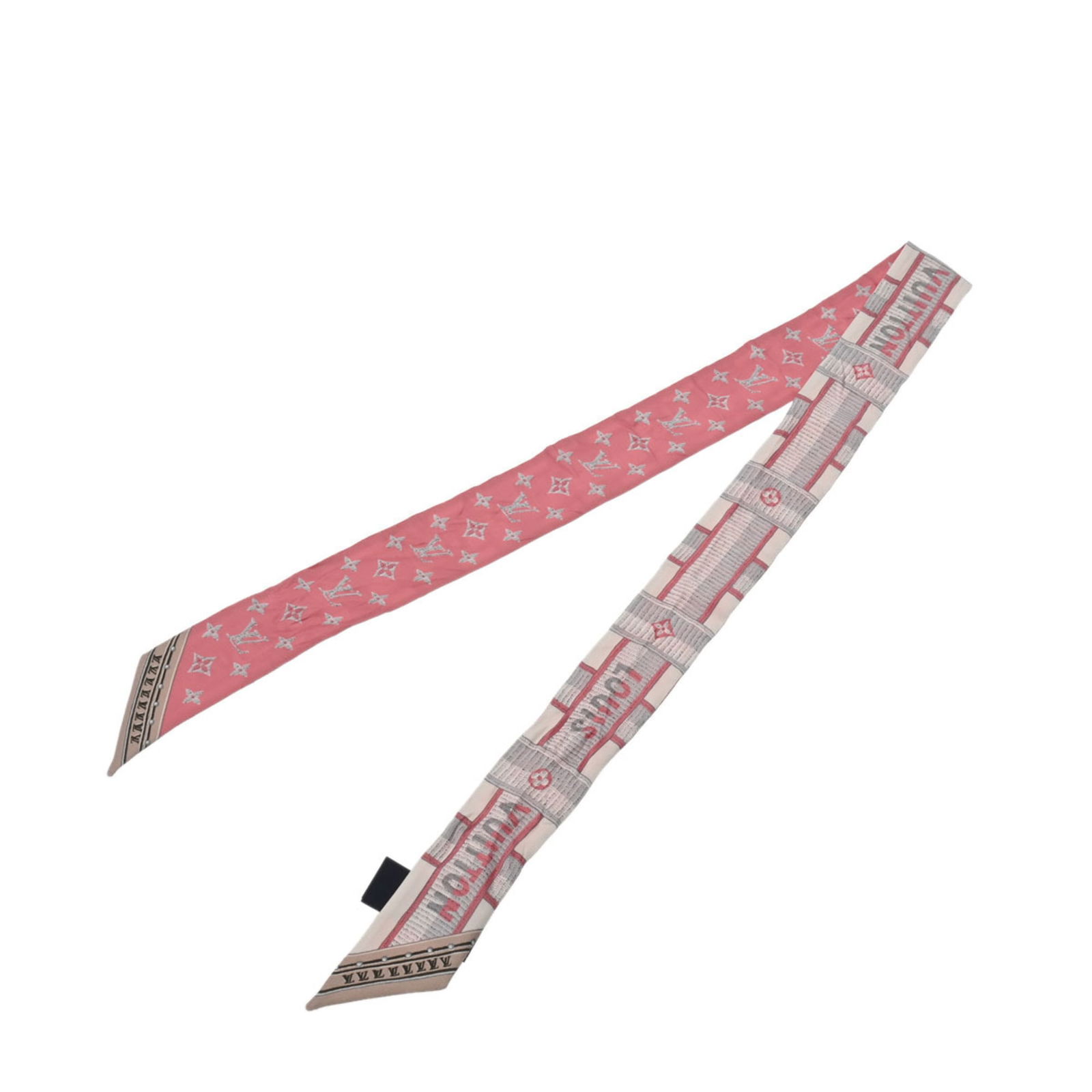 Louis Vuitton Bandeau Bb Lv Details Pink M78149 Women's 100% Silk Scarf ...