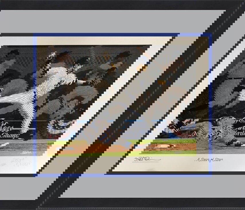 Rick Rush Sign & Number Derek Jeter & Mike Piazza L/ed Lithograph ...