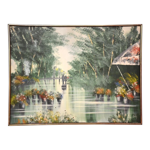 1960s Impressionist Painting By Peter Colby Auction