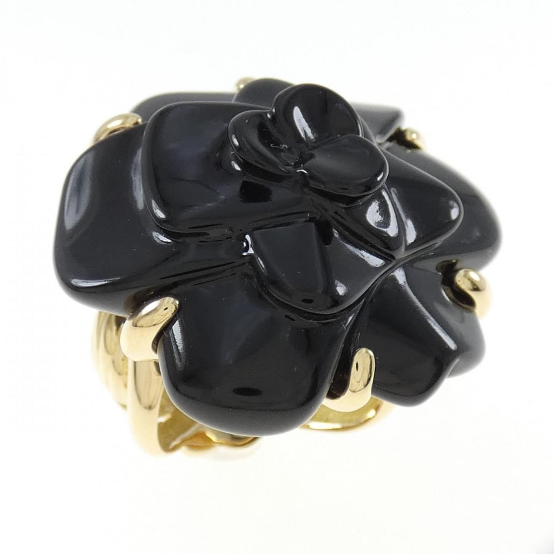 Vintage Chanel Camelia Ring Auction