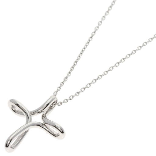 Tiffany Infinity Cross Necklace Platinum Pt950 Women's Tiffany&co.