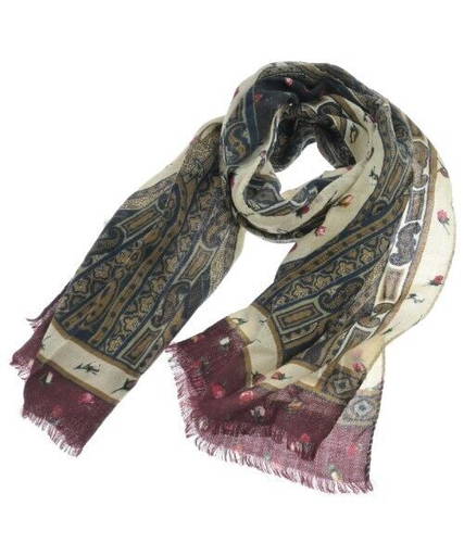 Etro Stole Beigexreddishxnavy Etc.(total Pattern)