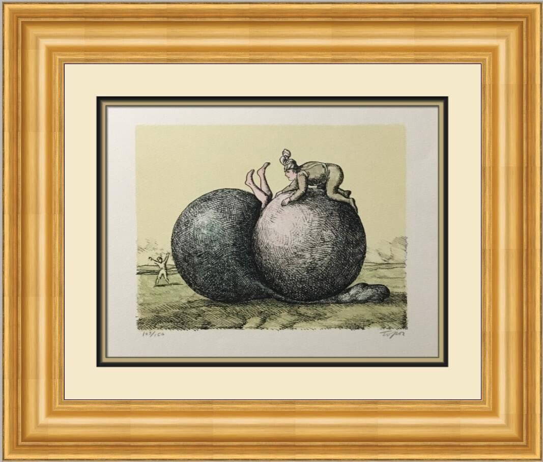 Roland Topor Les Boules Signed And Numbered L/ed Lithograph Custom ...