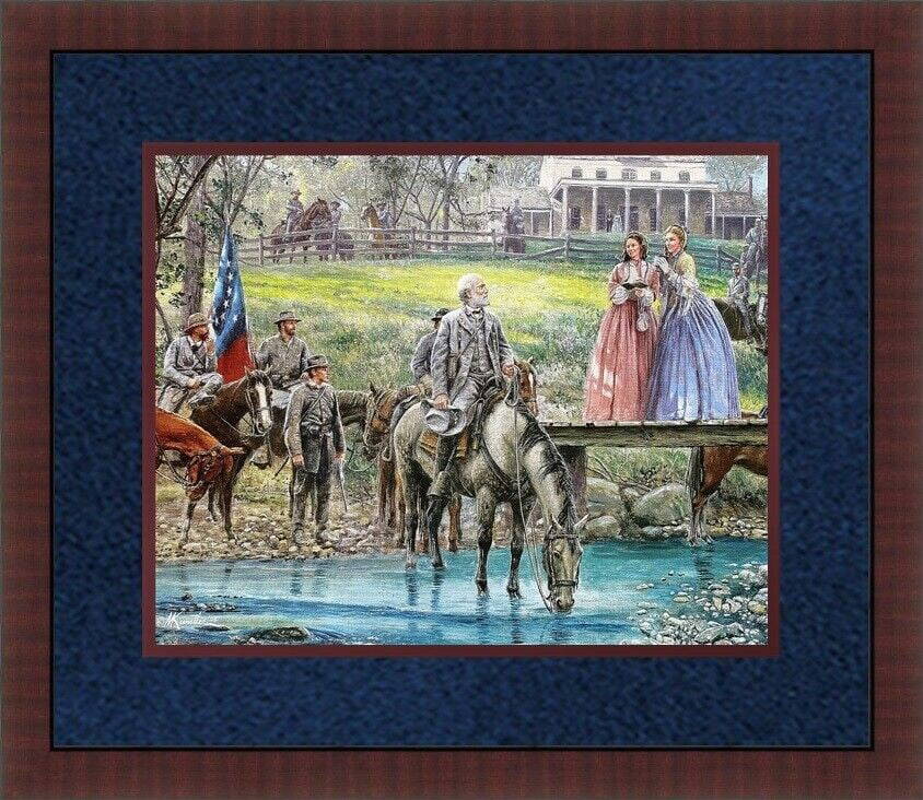 Mort Kunstler The Autograph Seekers Of Bel Air Mini Print Custom Framed ...