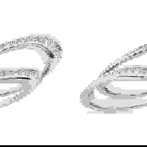 10k White Gold Lab Grown Diamond 1/2 Ct.tw. Wraps And Enhancers Auction