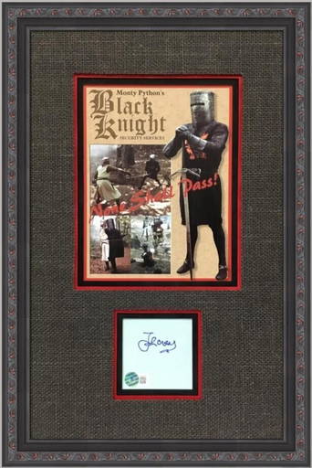 John Cleese Monty Python & Holy Grail Signed Cut Signature Custom ...