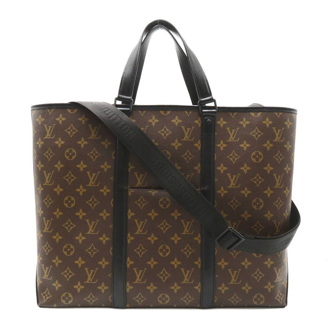 Louis Vuitton Lv Weekend Tote Gm 2way Shoulder Bag M45733 Monogram ...