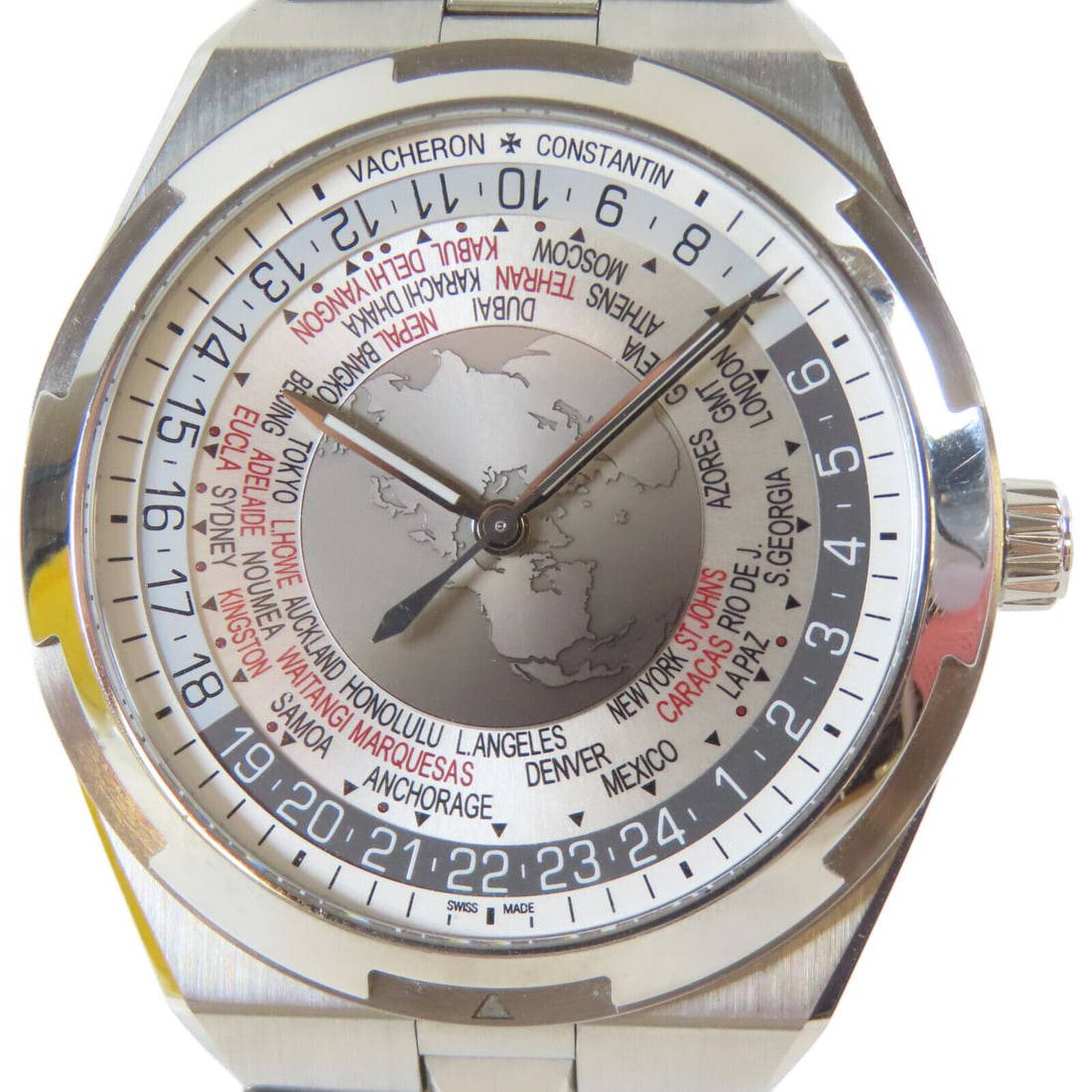 Vacheron Constantin Overseas World Time Automatic Watch 7700v-110a-b129 ...