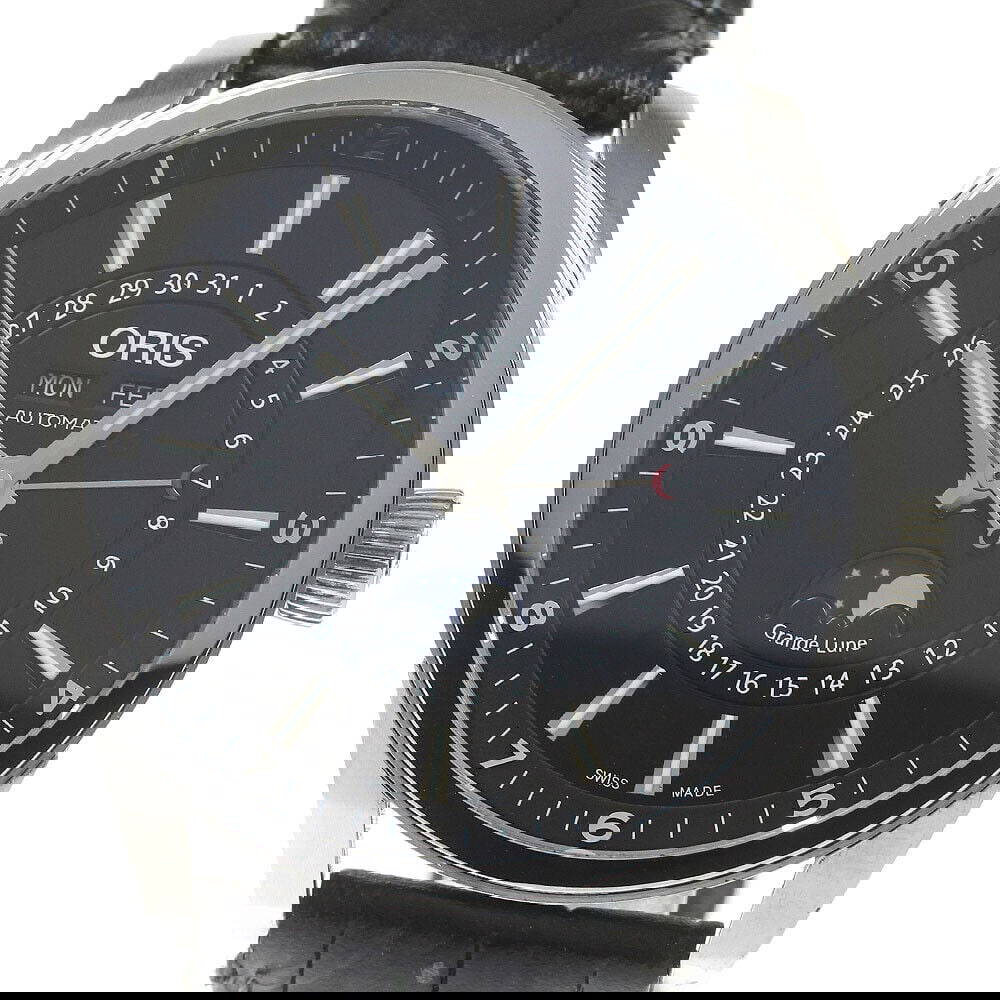 Oris 7643-40 Artelier Complication Moon Phase Mens Watch Auction