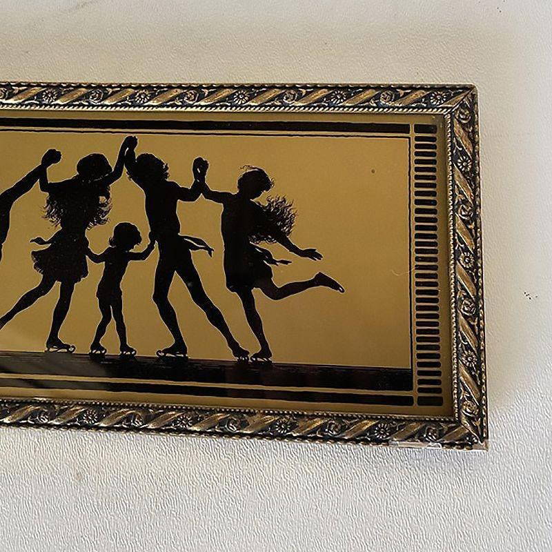 The Four Seasons Silhouette Spring Print In Original Frame By Fidus Auction