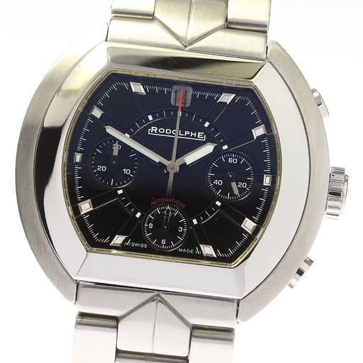 Rodolphe Instinct Chronograph Men's Automatic Watch Black Dial