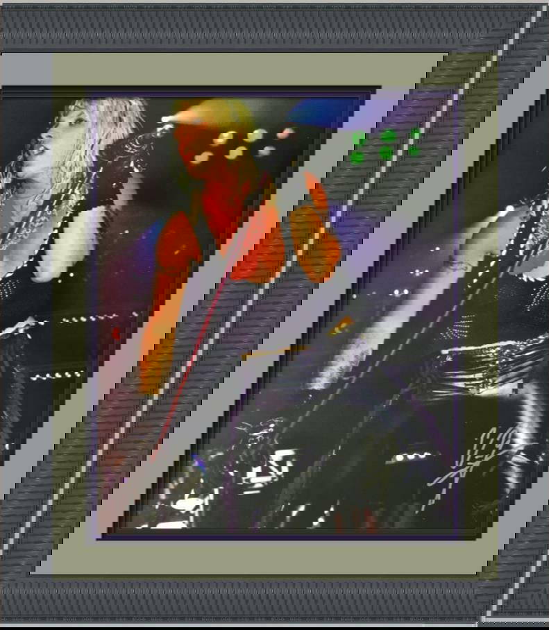 Vince Neil Signed Framed Photo With Jsa Coa Auction