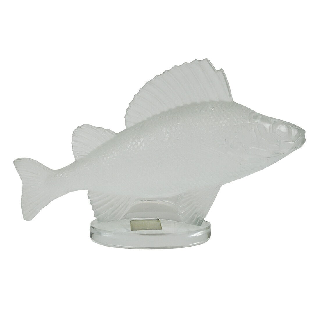 Lalique Crystal Perch Fish Paperweight Art Glass 1929 Auction