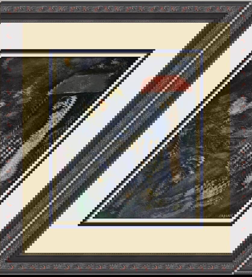 Marc Chagall The Night Marriage Custom Framed Print Auction