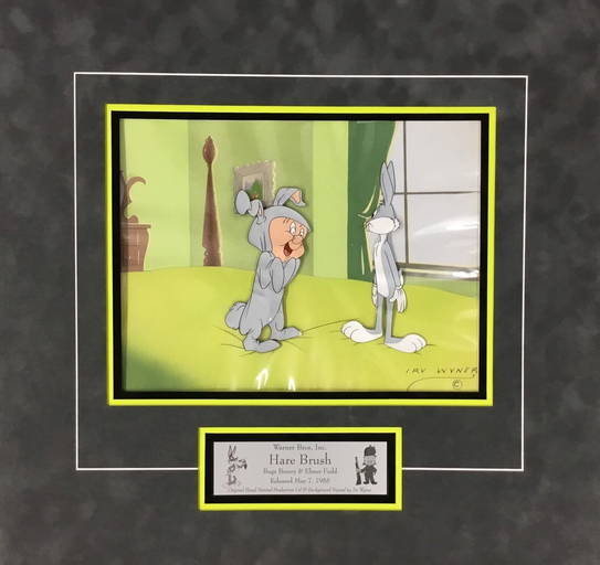 Bugs Bunny Hare Brush Original 1955 Animation Production Cel