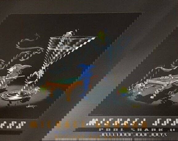 Michael Goddard Pool Shark Ii 34 X 20 Art Poster Print Auction