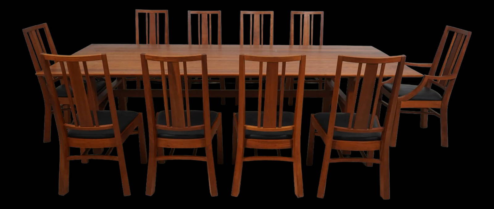 Thomas Moser Cherry Dining Table & Chairs Set American Bungalow 116x48 ...